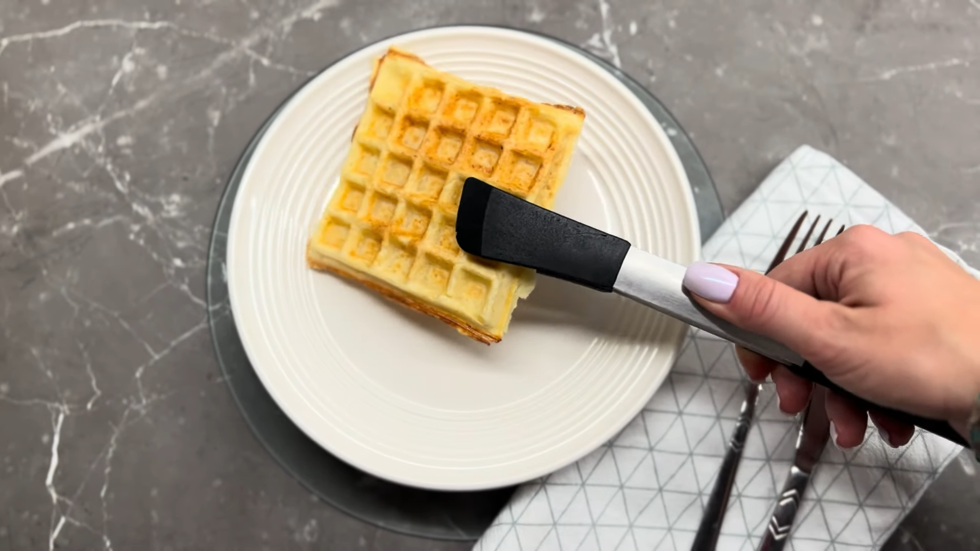 Healthy Cottage Cheese Waffles with Just 3 Ingredients - Sprig and Flours