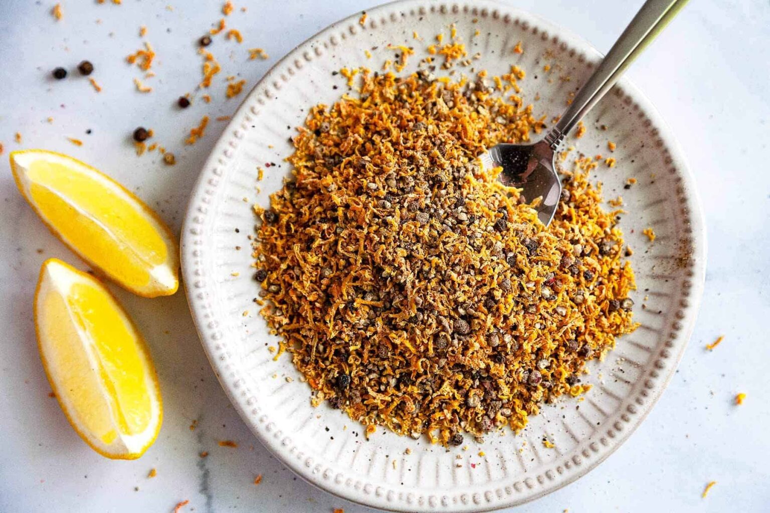 DIY Lemon Pepper Seasoning Recipe for Zesty Dishes - Sprig and Flours