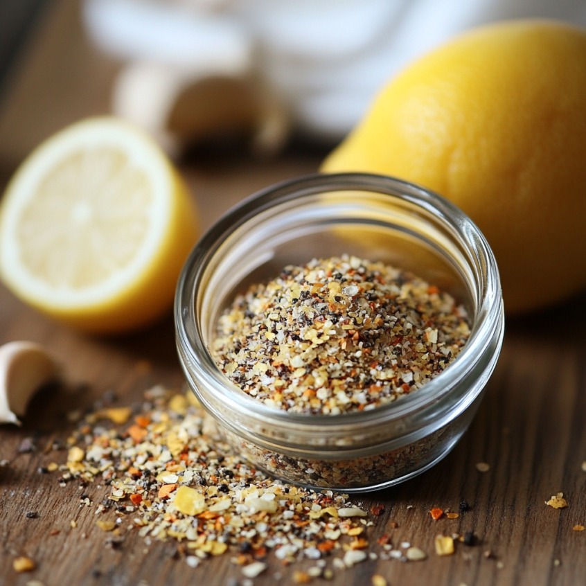 DIY Lemon Pepper Seasoning Recipe for Zesty Dishes - Sprig and Flours