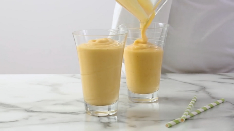 Mango Greek Yogurt Shake Recipe for Immune Support - Sprig and Flours